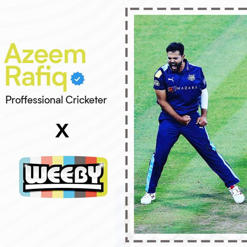 Azeem Rafiq (Cricketer) x Weeby Shoes