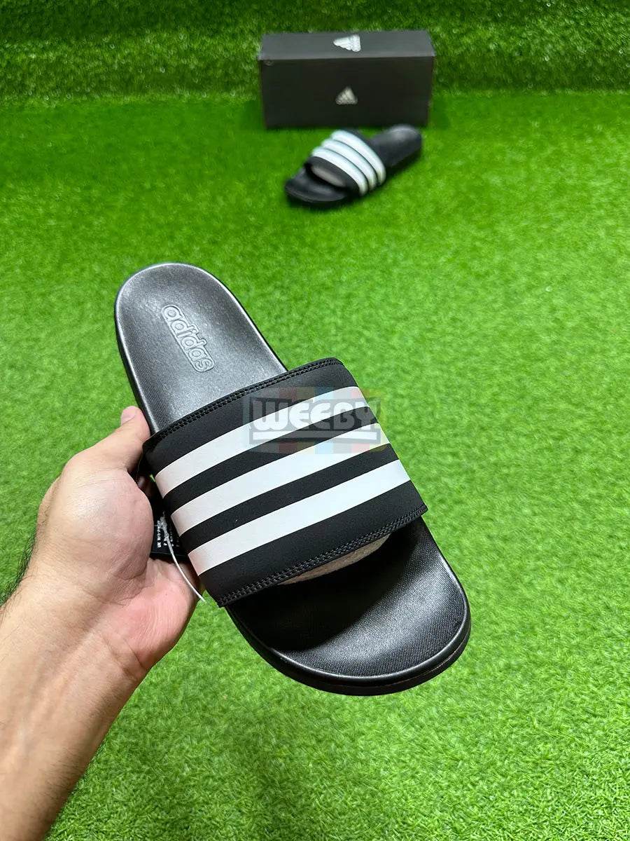 Buy Adidas Stripes Slides (Blk/W) (Extra Soft) Online in Pakistan ...