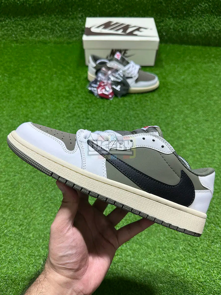 Buy J1 (Low) x Travis Scott (Medium Olive) (Suede Edition) (Original ...